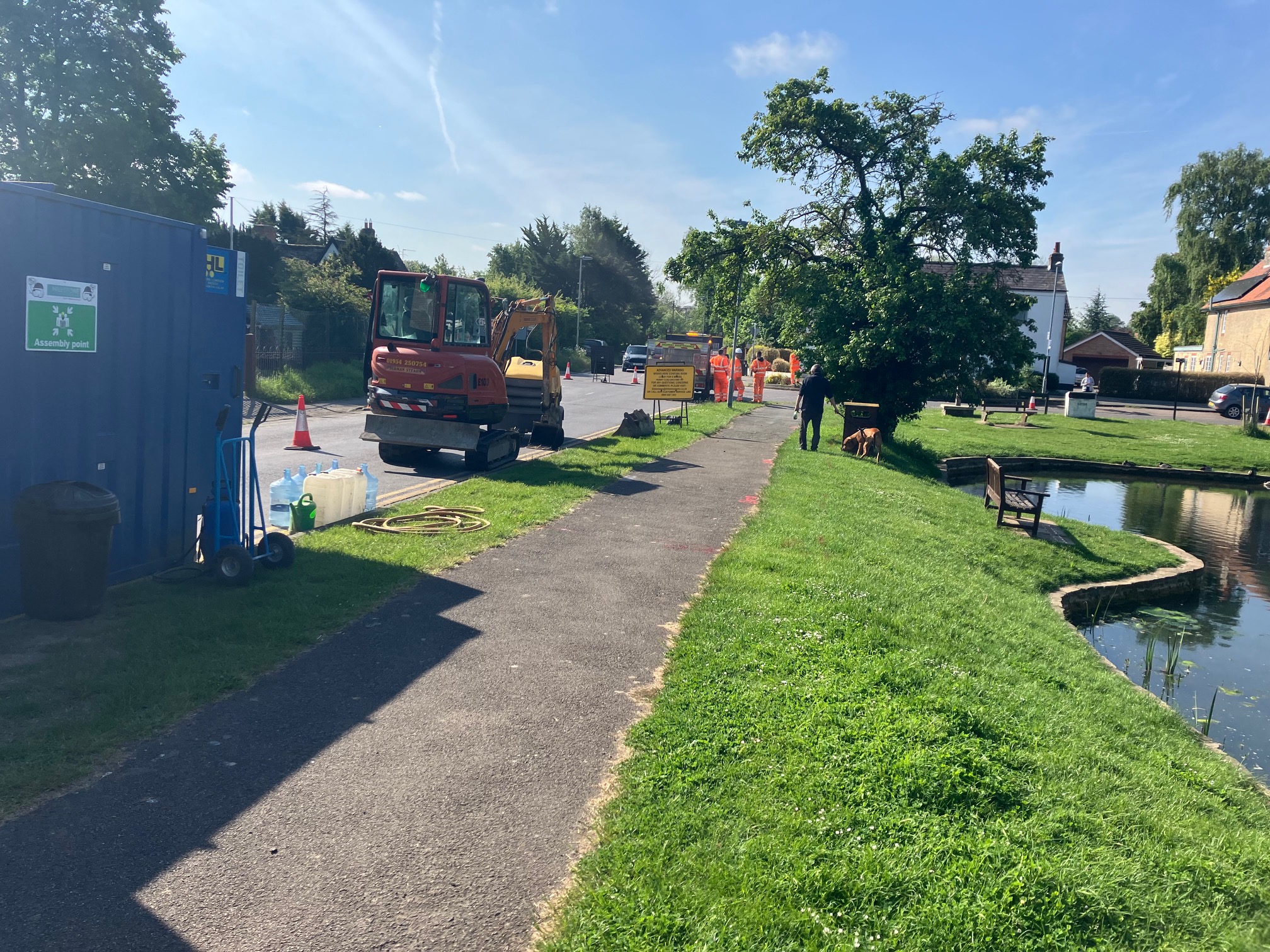 Comberton Crossroads roadworks have started – Comberton Village Website